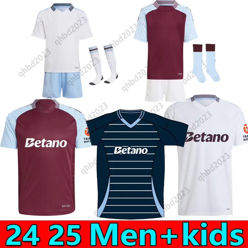 Aston Villa Soccer Jersey: Home, Away & Kids Kits - KAMARA, Watkins ...