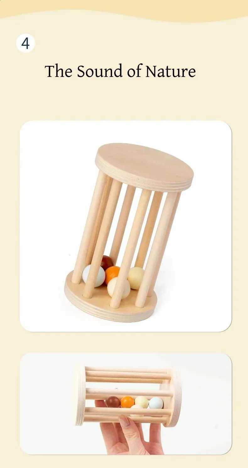 Baby Musical Instruments Wooden Toys Montessori Percussion Instrument ...