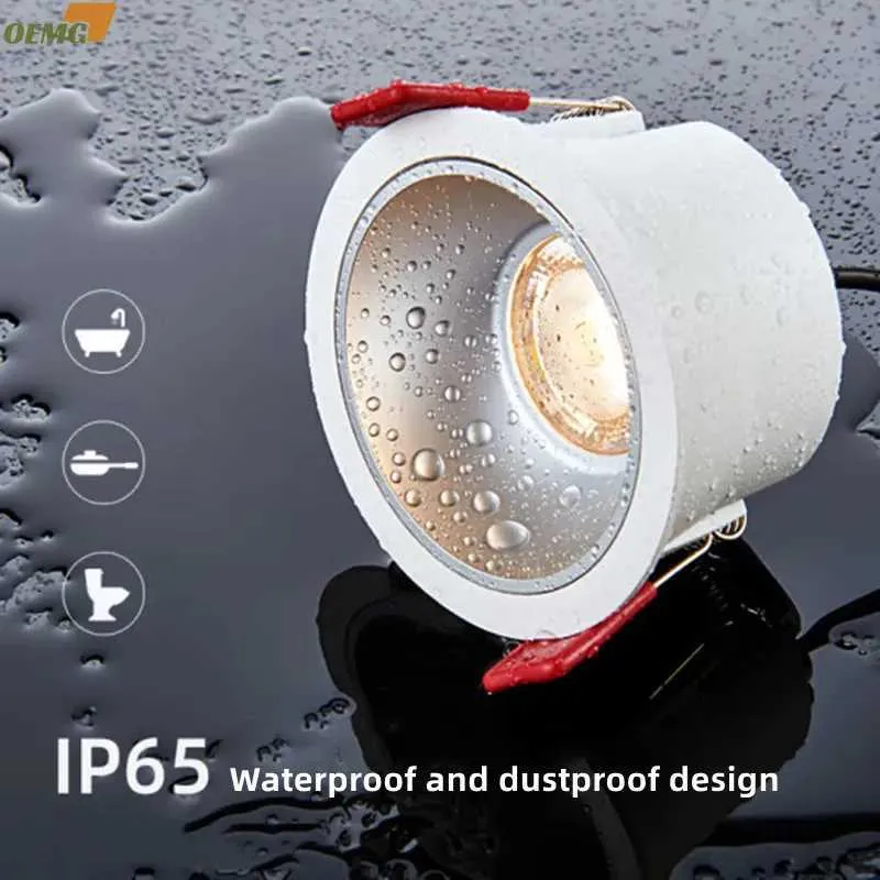 Waterproof Shower Lights: Recessed LED Downlight, Anti Fog For Bathroom ...