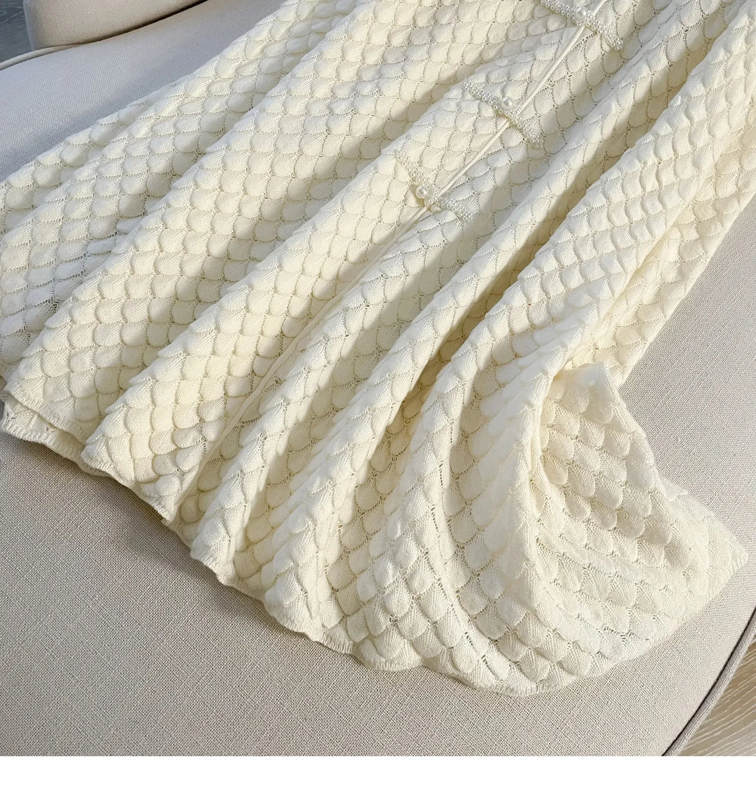 Autumn Knit Set: Women's Two Piece Sweater & Skirt Outfit - Long Sleeve ...