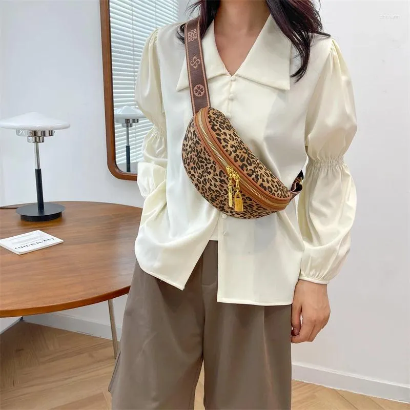 Leopard Print Fanny Pack | Womens Crossbody Waist Bag with Phone Pocket ...