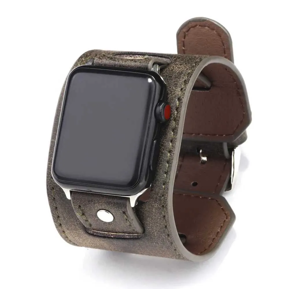 Premium Leather iWatch Strap: Retro Style, Fits 40-49mm. Shop Now! Best ...
