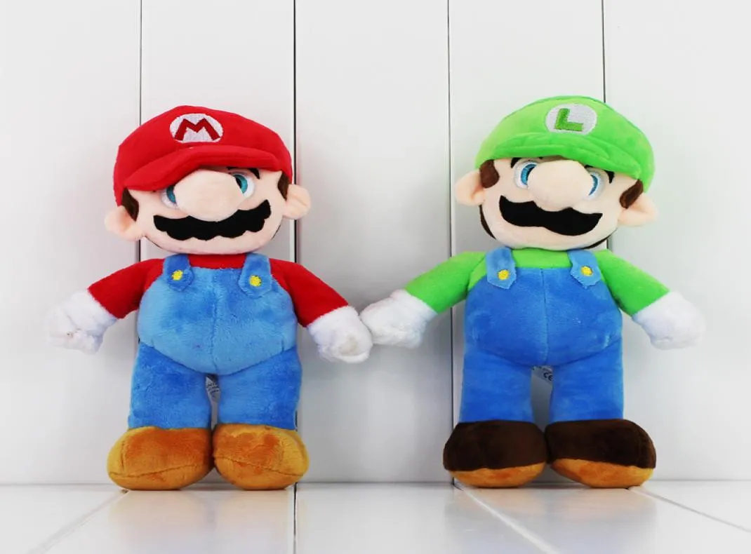 LUIGI Super Bros Stand Plush Soft Doll 10 Inch Mario Plush Toys For ...