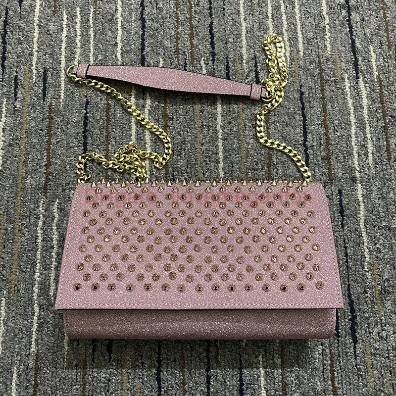 Ladies Genuine Leather Bags, Embossed Leather Handbags, Black Rivet ...