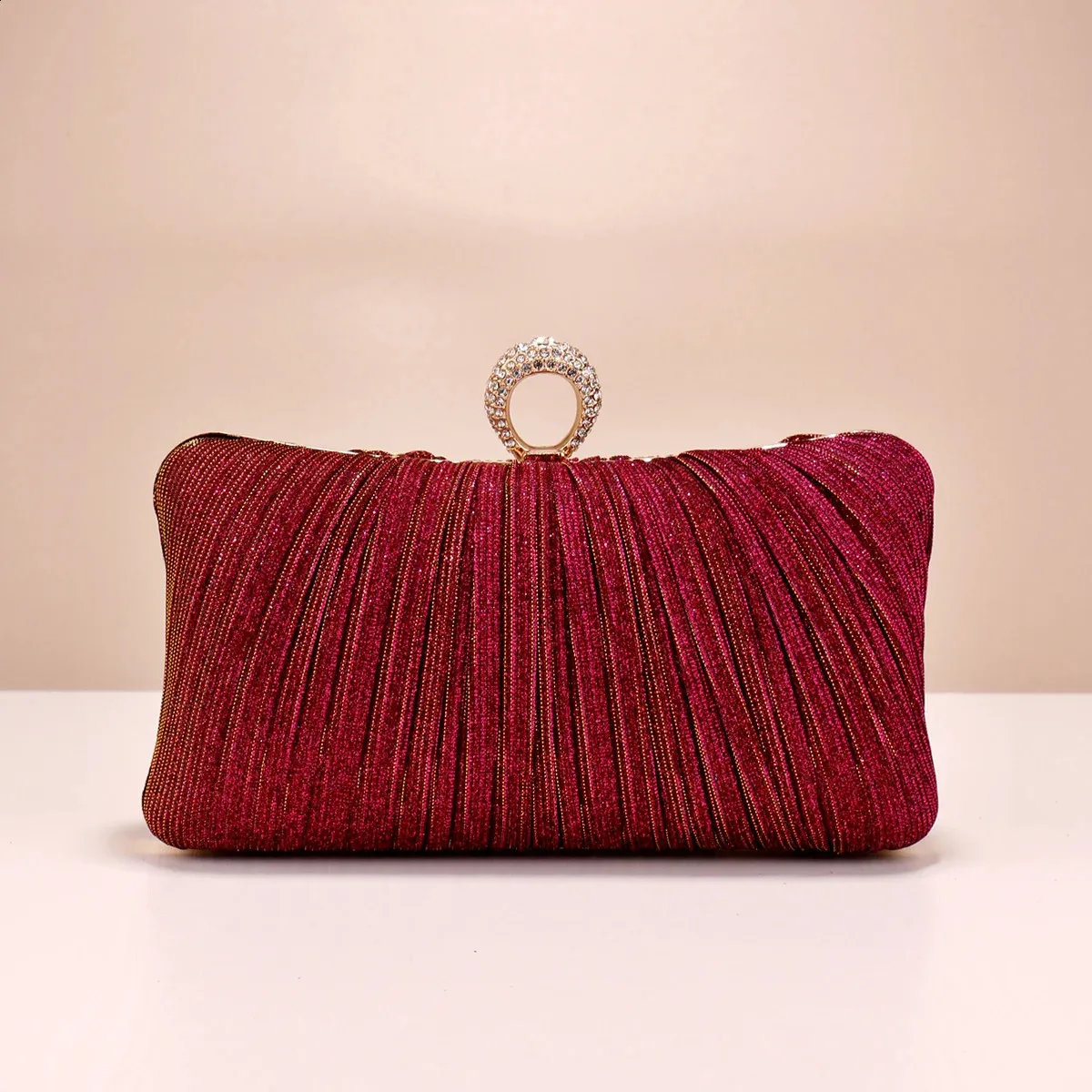 Valentines Day Evening Bags Ruched Diamond Ring... From Momentstore ...
