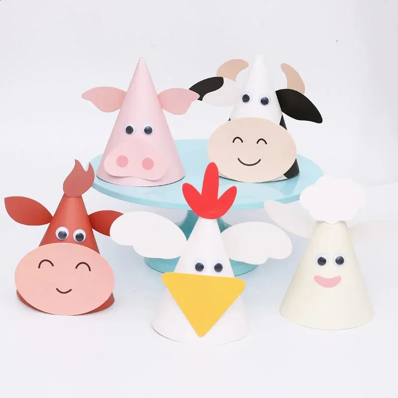 Farm Animals Paper Party Hats Cartoon Rabbit,... From Tsukistore, $14. ...