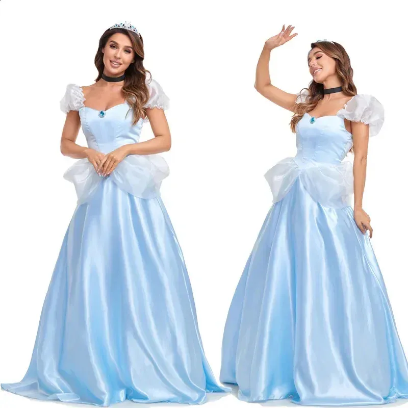 Women's Sexy Fairy Tale Goddess Long Dress Halloween Cosplay Costume ...