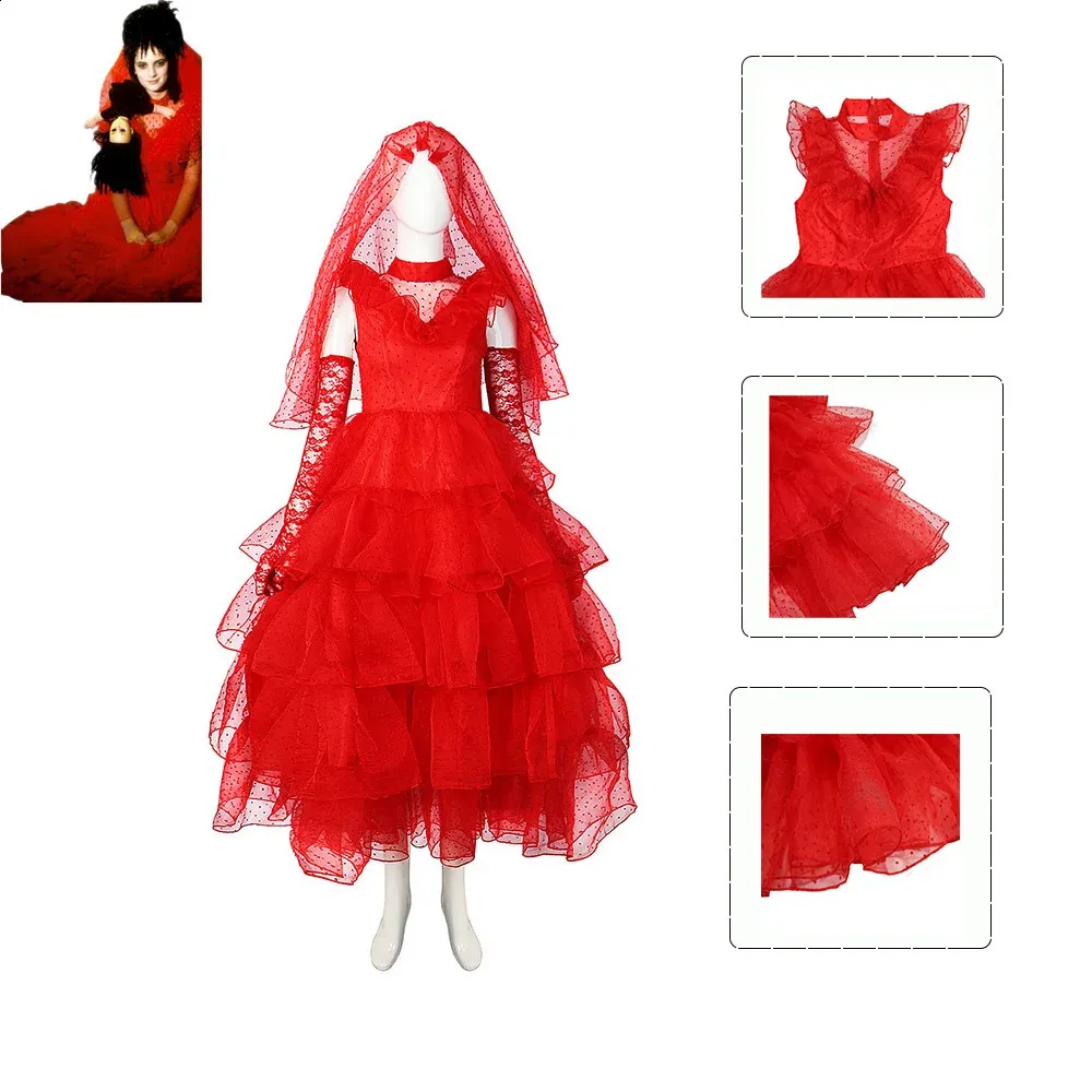 Lydia Cosplay Costume Dress Movie Beetle Female Halloween Set Adult ...