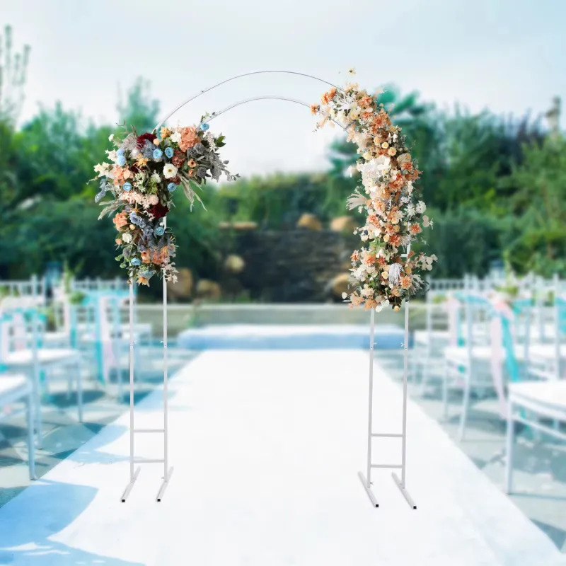 Metal Wedding Arch Base Balloon Backdrop Arch Stand Wedding Party Decor ...