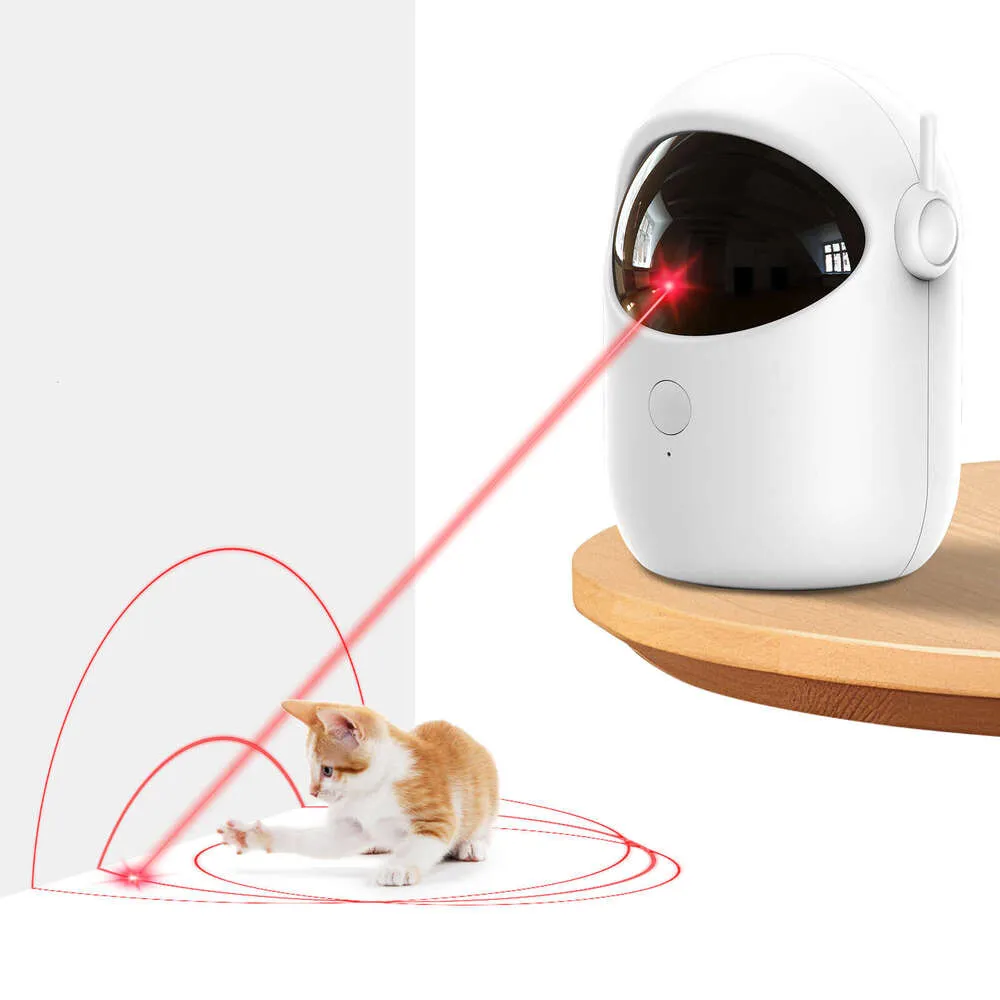 Interactive Cat Laser Toy Rechargeable Infrared Pet Tease Device For ...