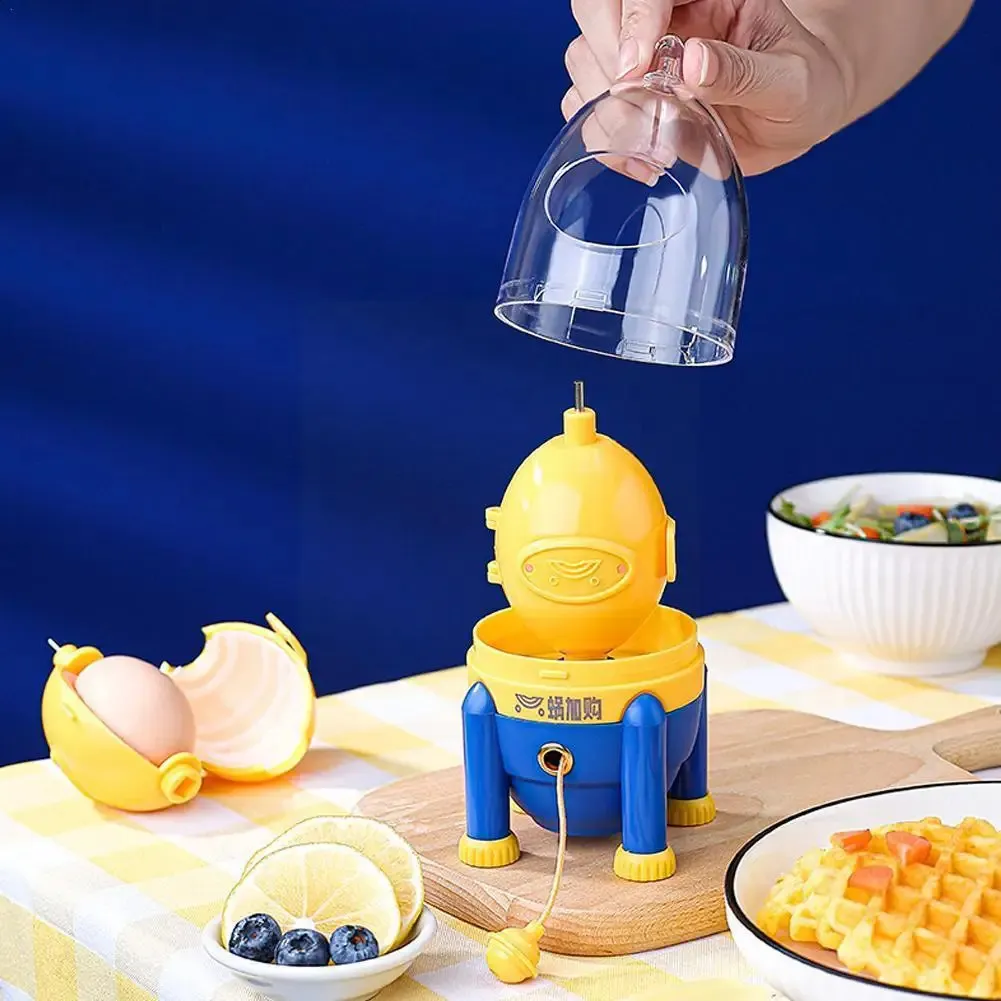 Egg Yolk Mixer, Portable Egg Scrambler Shaker, Manual Maker, Golden ...