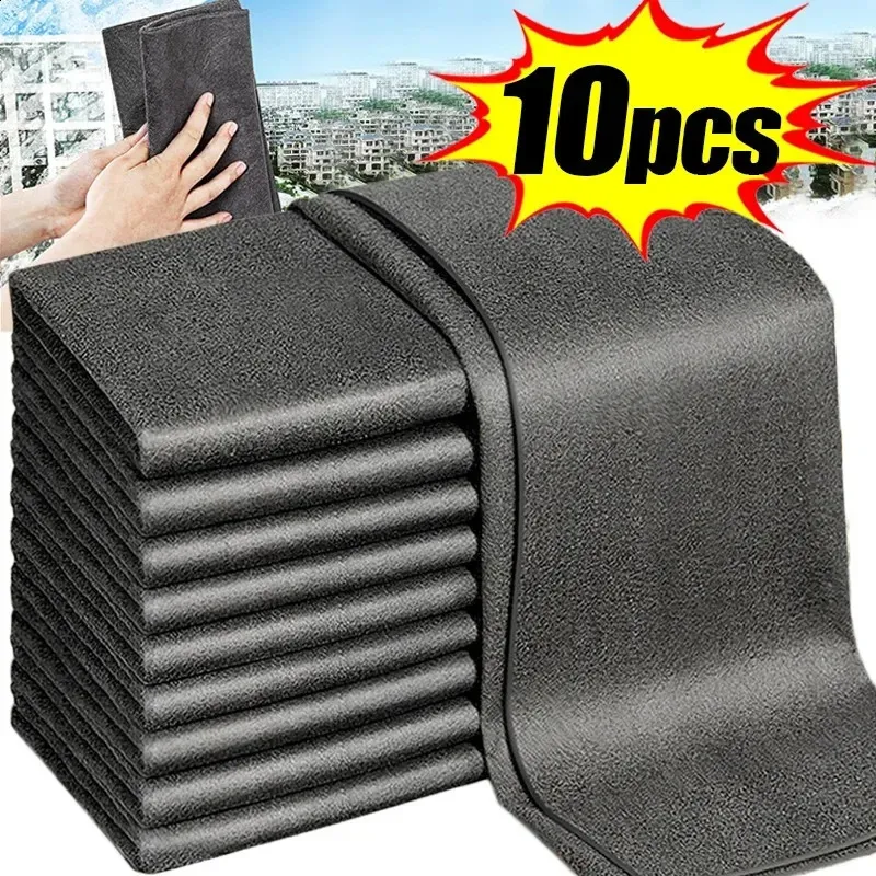 Premium Microfiber Cleaning Cloth: Reusable, Ultra-Fine Fiber for Car ...