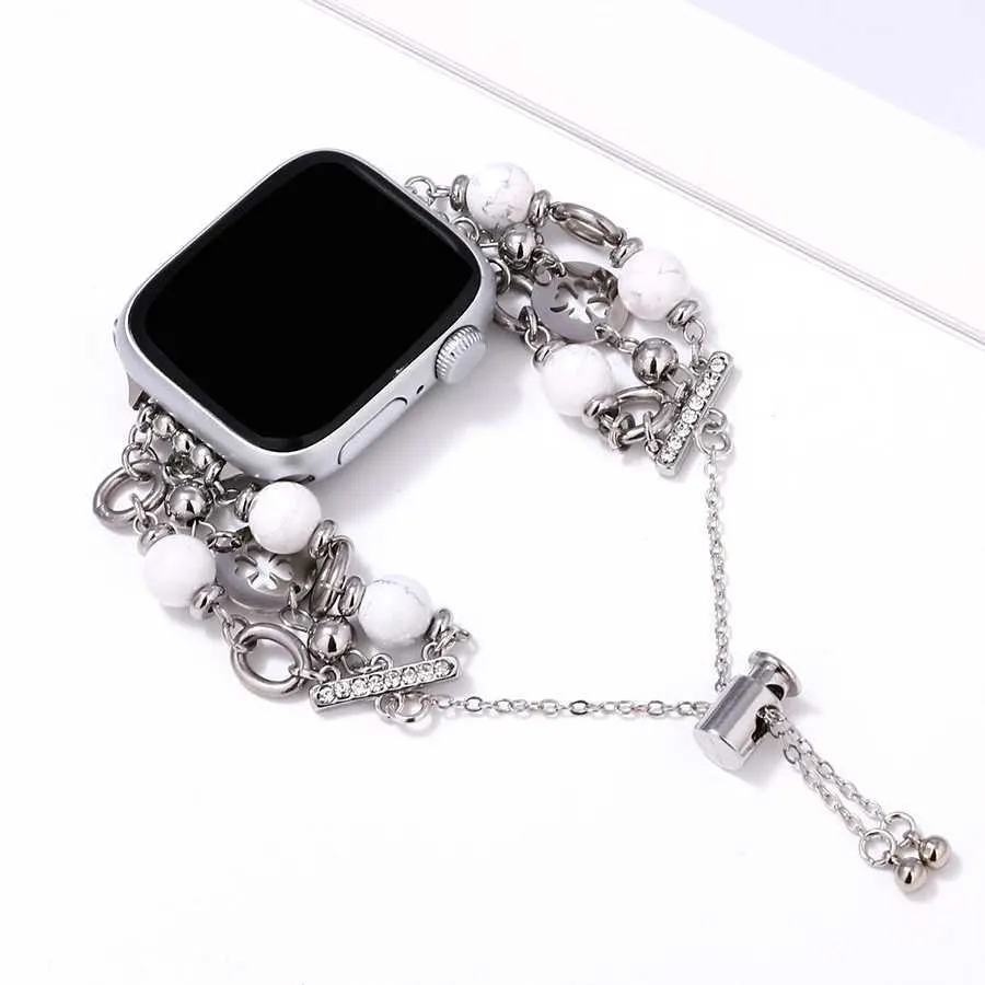 Premium Stainless Steel Apple iWatch Strap 44mm with Elegant Pear ...