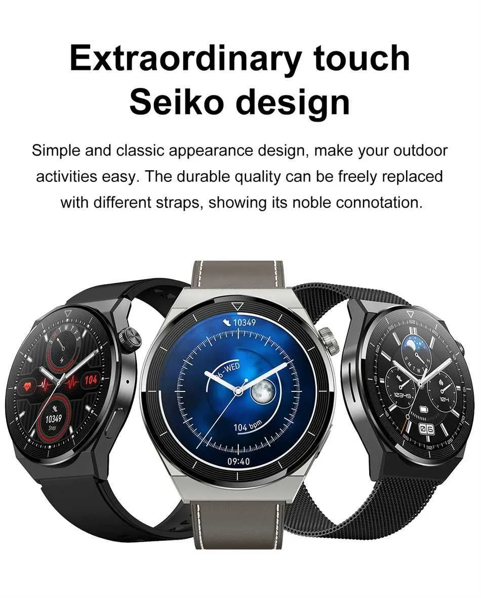 Premium Sport Smartwatch: Bluetooth Phone Call Wristwatch for Men ...