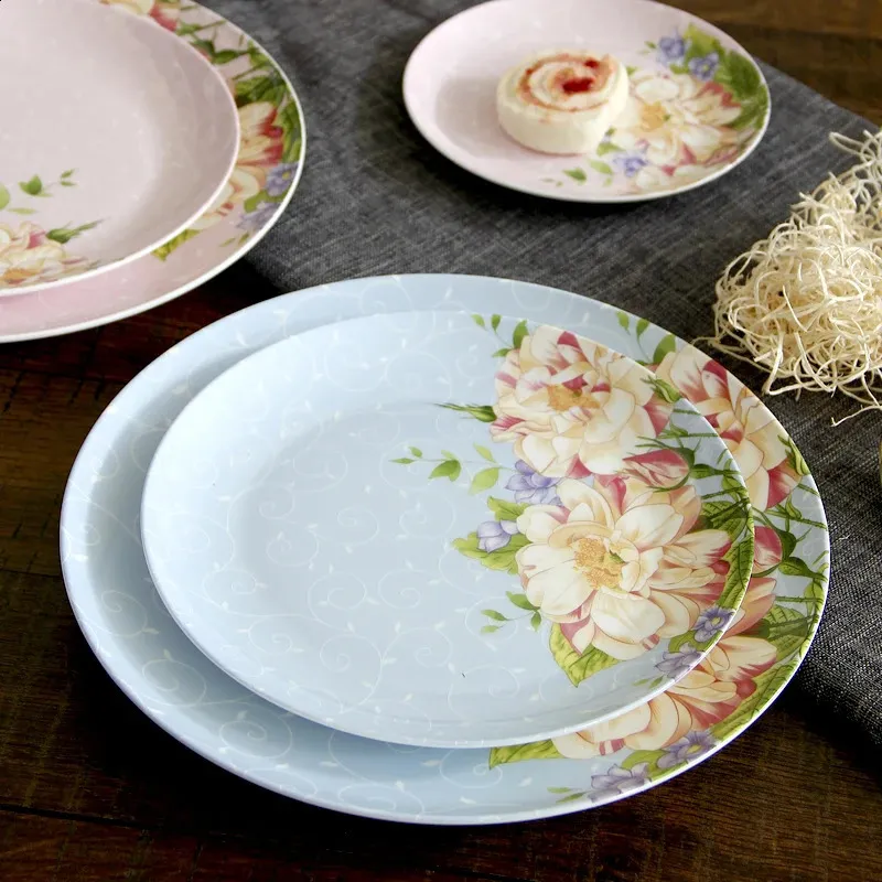 8 Vintage Floral Bone China Plate - Elegant Ceramic Dinnerware ...