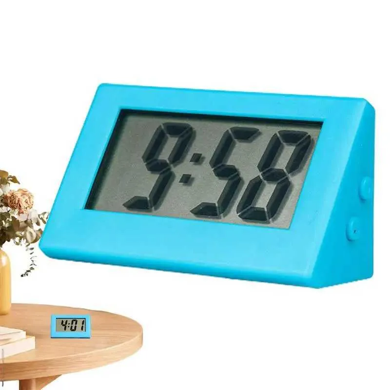 Small Electric Alarm Cute Digital Desk Clock With LCD Display, Battery ...