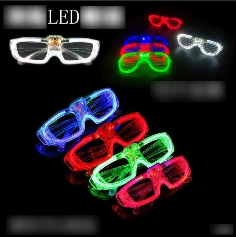 LED Rave Glasses: Light Up Your Party! - Six Colors, Perfect for Music ...
