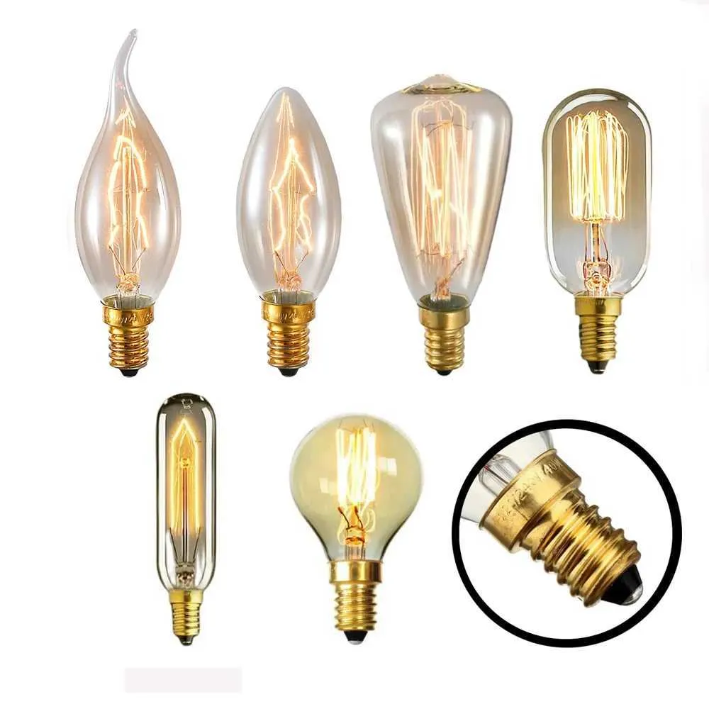 DHgate.com:Vintage Edison E14 Light Bulb - 40W, 220V Dimmable, Antique ...