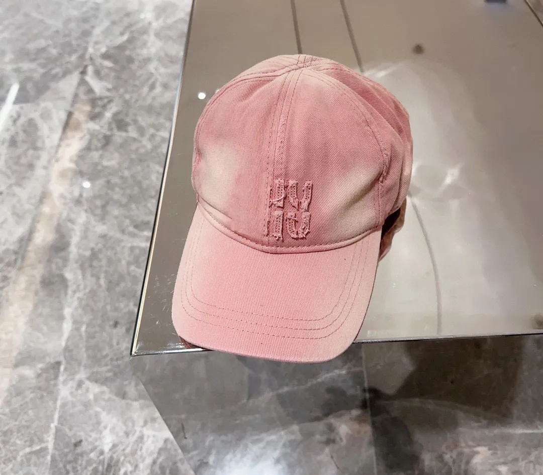 Gradient Color Designer Pink Baseball Cap Mens For Couples Sun ...