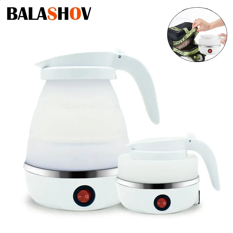 6L Mini Folding Kettle, Portable Household Silicone Compression, 600W ...