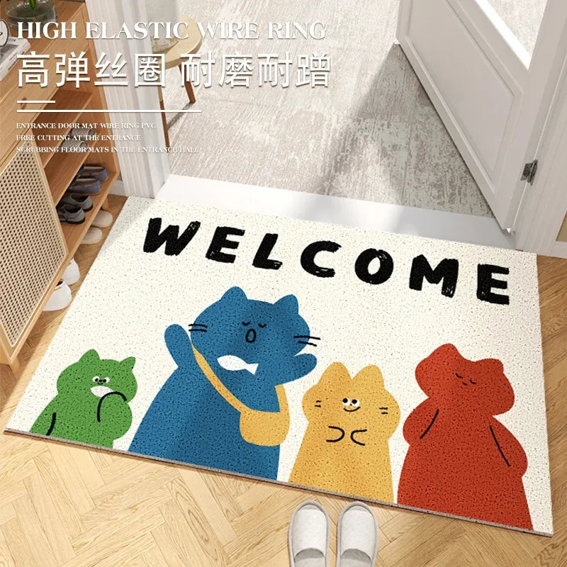 Cartoon PVC Welcome Mat: Durable & Fun For Homes,... From Mengdastore ...