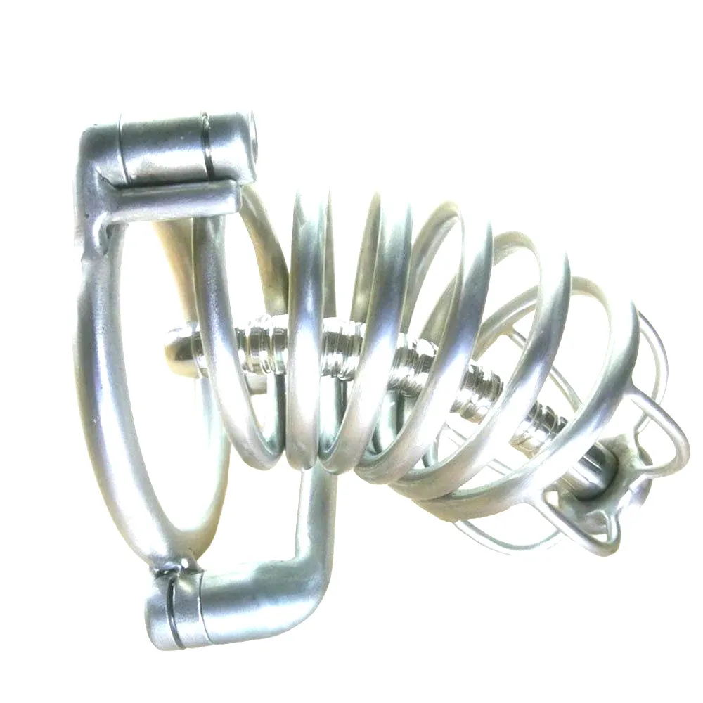 Steel Male Chastity Devices Customizable Permanent CBT Chastity Cage ...