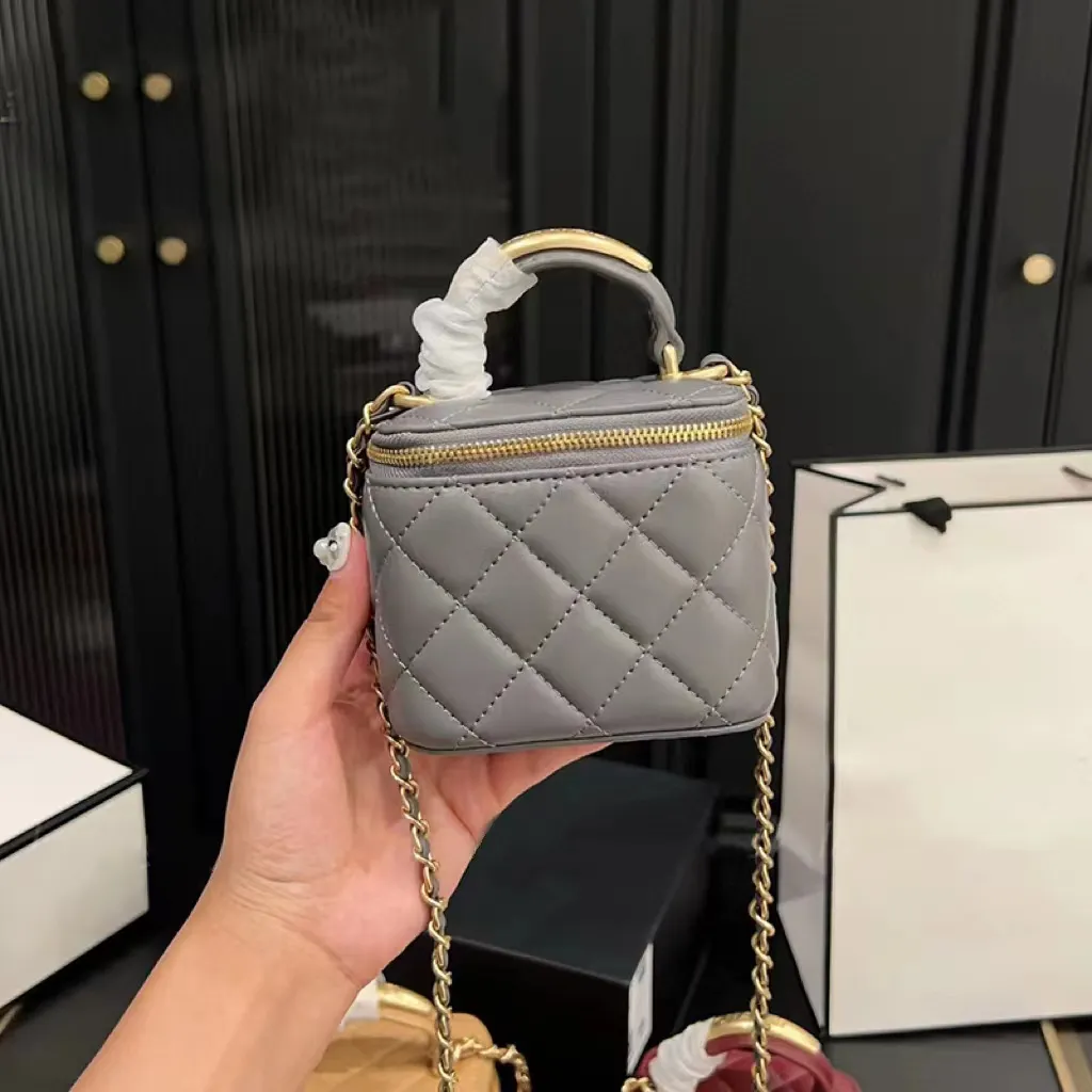 Classic Mini Vanity Crossbody Bag Crush Gold Ball Chain Shoulder ...