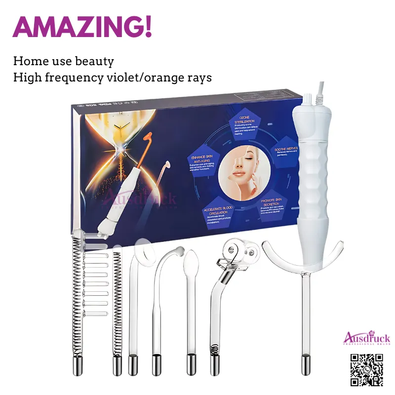 DHgate.com:High Frequency Facial Wand Set - Violet & Orange Ray ...