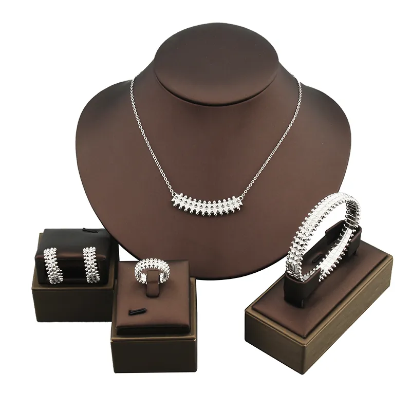 925 Sterling silver wide necklace jewelry wholesale plated high quality fashion charm women classic personality wedding 45cm Trendy Gift For Women