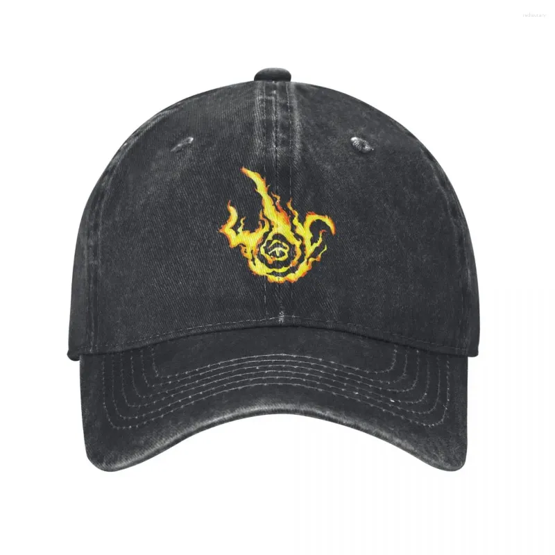 Eldened Ringed Emblem Symbol Frenzied Flame Pirates Baseball Cap Retro ...