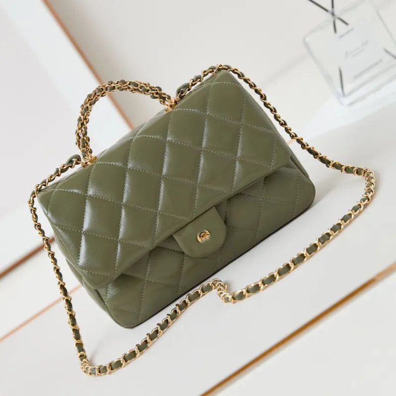 10A New 184b Black Gold Chain Handle Bag Mirror... From Ssss901121 ...