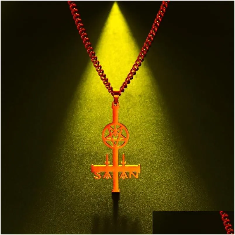 DHgate.com:Stainless Steel St. Peter Cross Pendant Necklace for Men ...