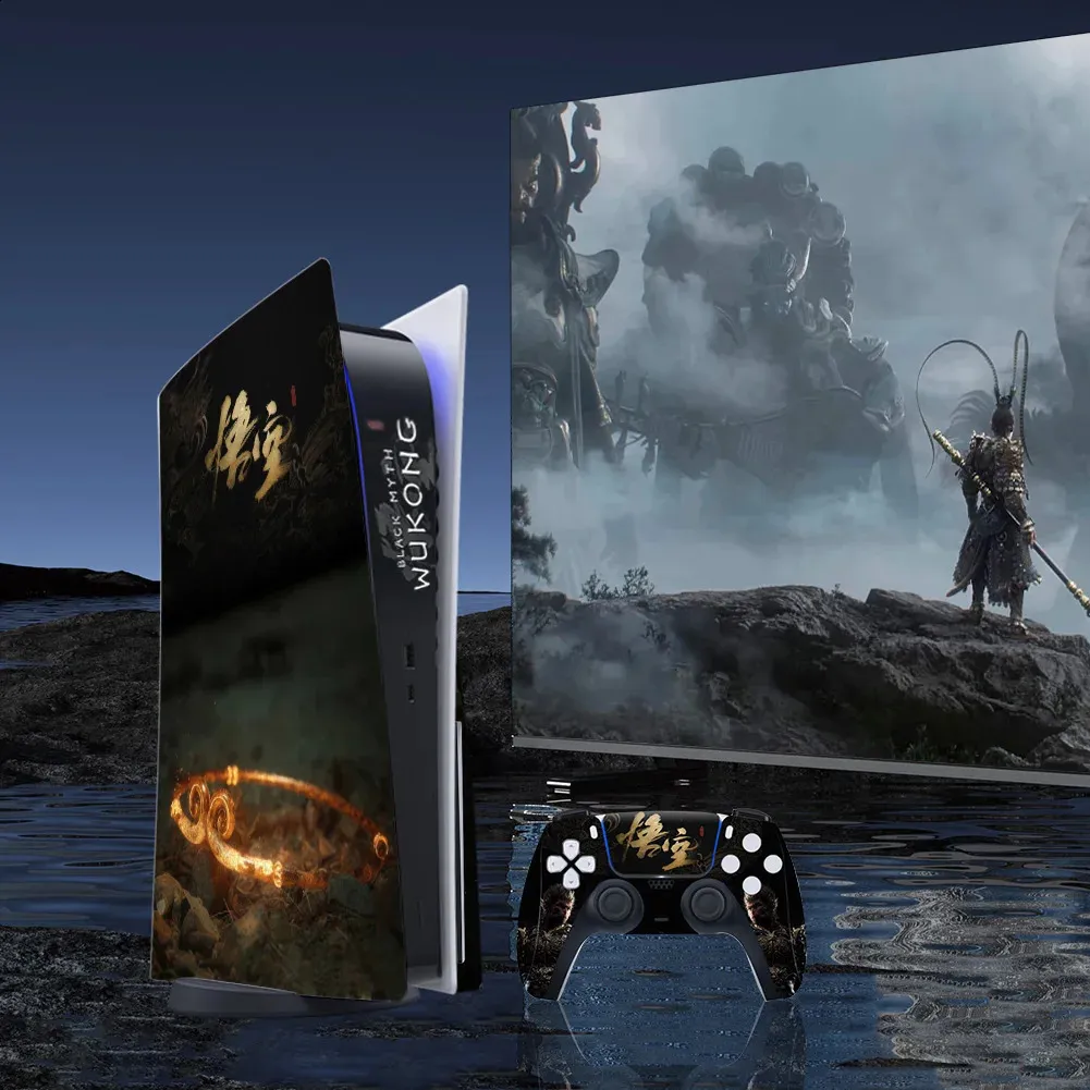 Black Myth Wukong Vinyl Protective Cover Anti Scratch Decal For PS5 ...