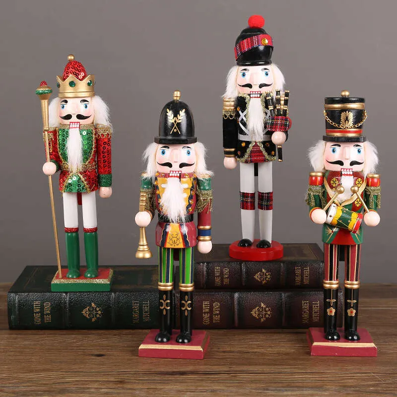 Wooden European Nutcracker Nutcracker Doll Window Display Perfect ...