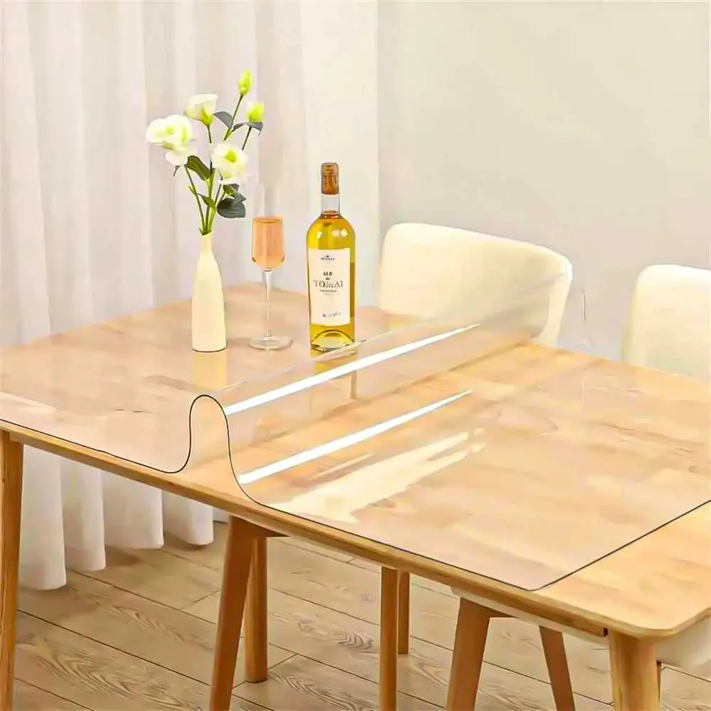 Transparent PVC Pvc Tablecloth Wilko With Thickness, Water And Oil ...