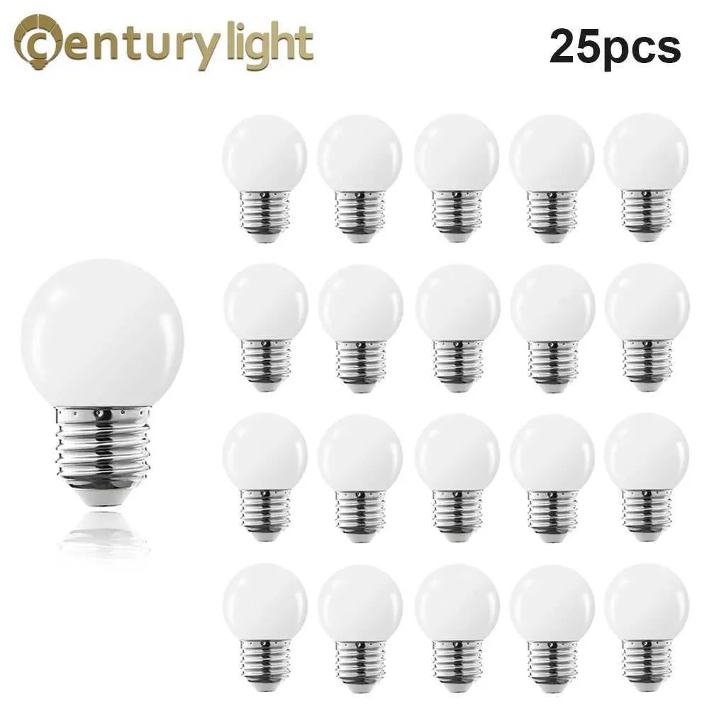 G45 Globe LED Bulb: Warm White, E27 Base, 1W-3W. Perfect for String ...