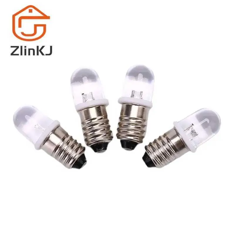 E10 LED Bulbs - 5-Piece Set: Miniature Indicator Lights, DC 3V/4.5V ...