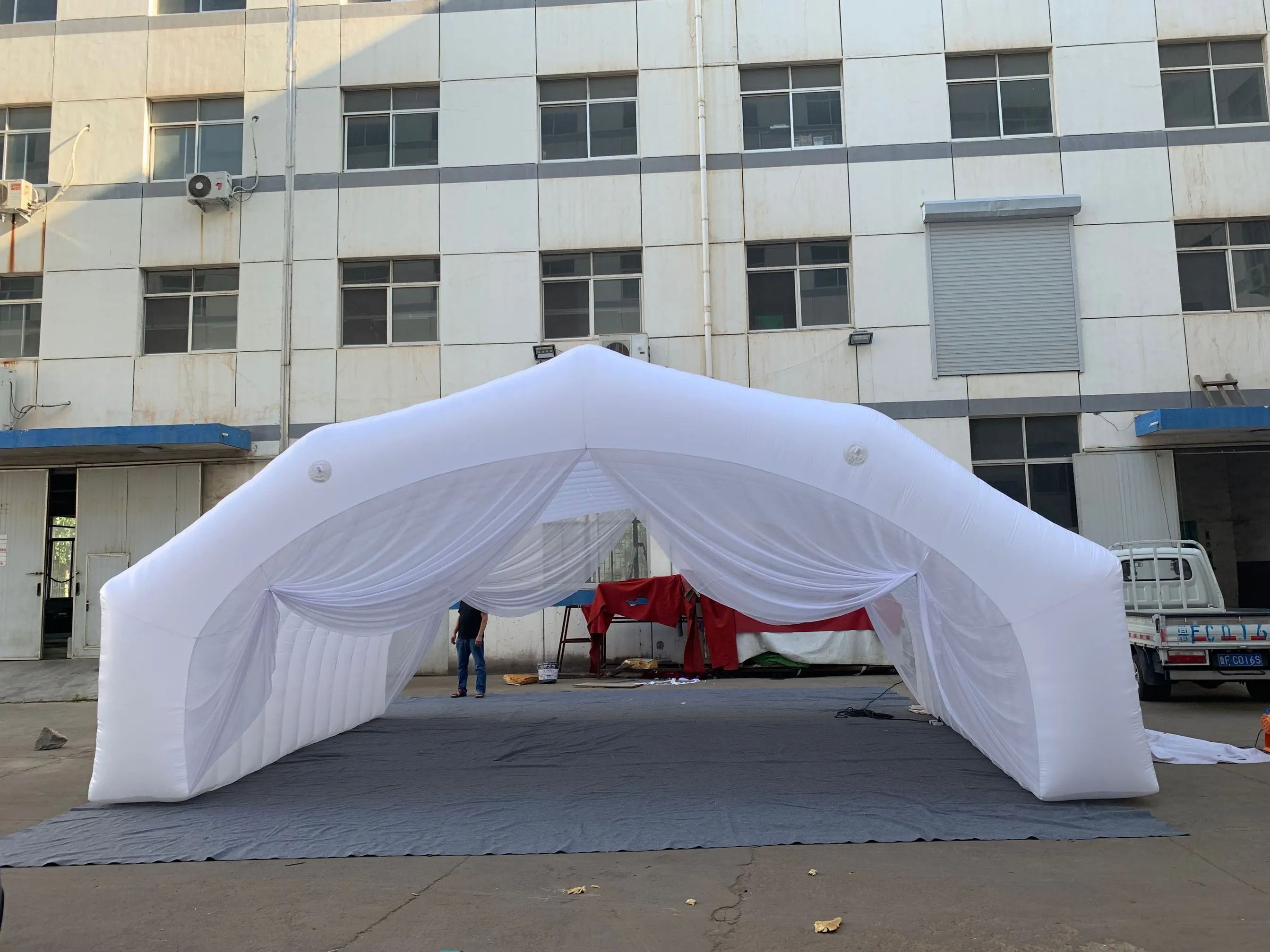 Wholesale Outdoor Inflatable Advertising Tent Frame White Tent Tunnel ...