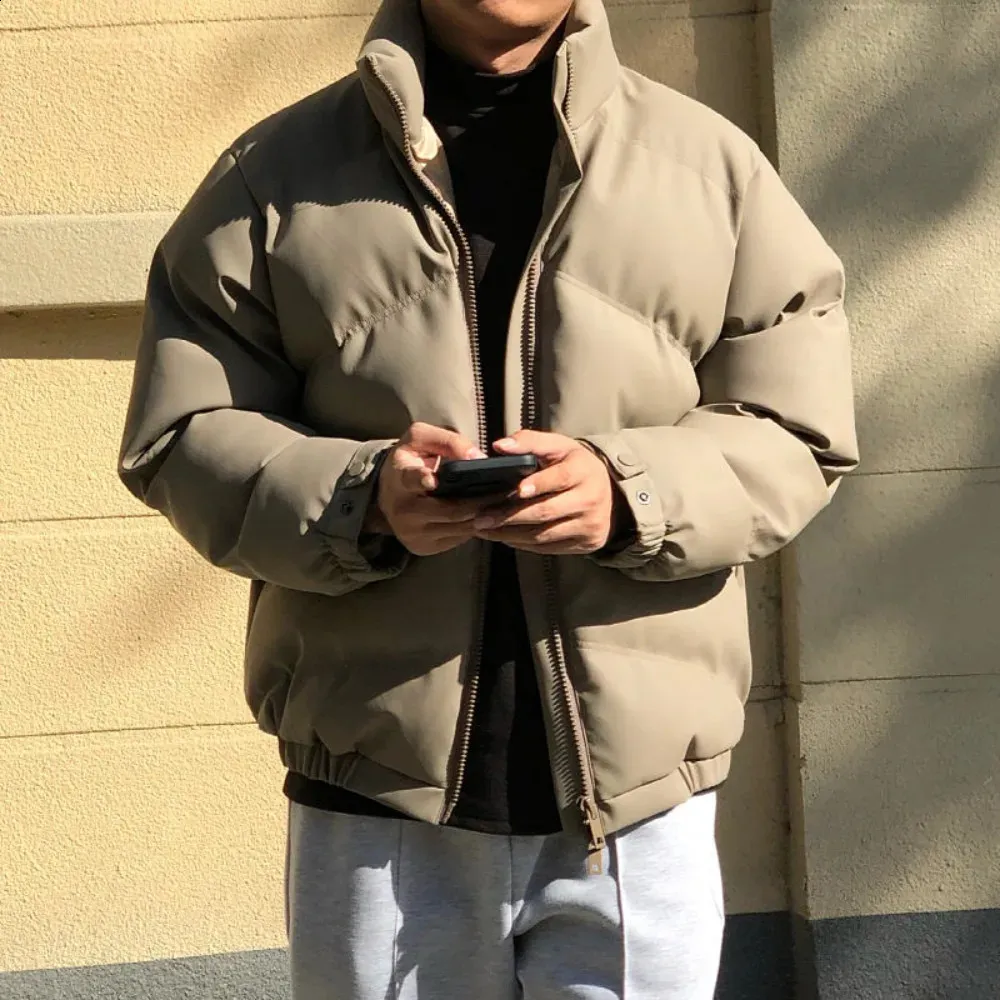 Korean Winter Jacket Coat: Mens Cotton Padded Winter... From ...