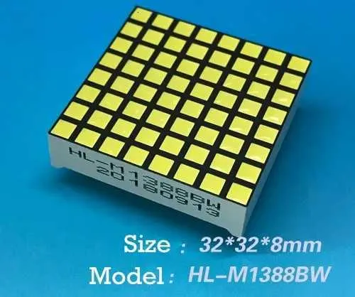 LED Boards Billboards LED Dot Matrix Square White Dot Matrix LED 3.0MM ...