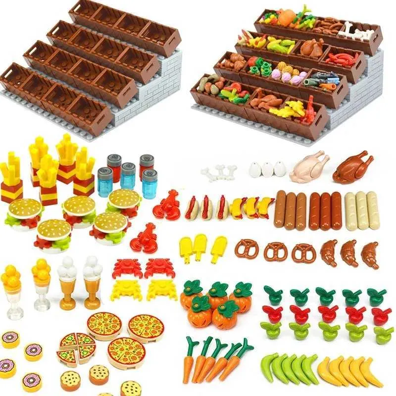 DIY Food Building Blocks: Pizza, Bread & More! City Friends Accessories ...