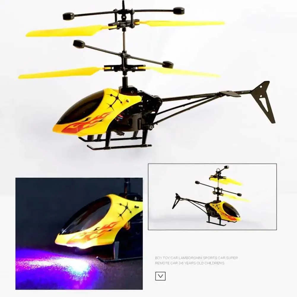 Mini Remote Control Helicopter Drone: Safe, Hovering RC Helicopter Toy ...
