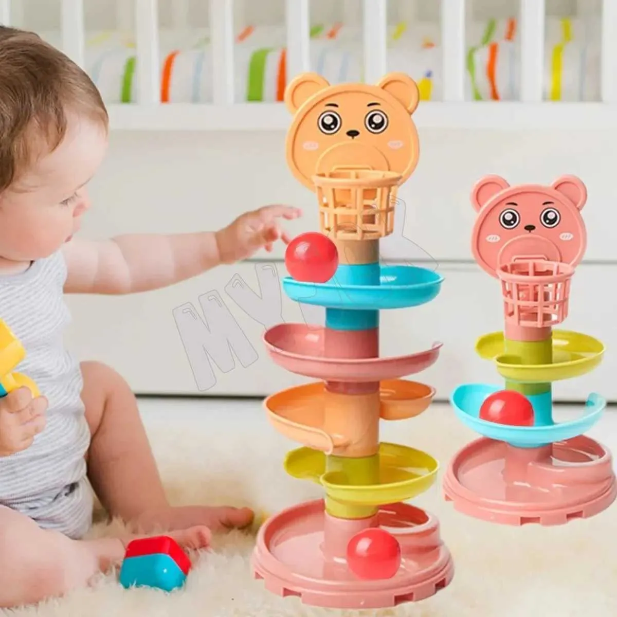 DHgate.com:Baby Toys in a Ball: Rotating Track Rolling Ball Tower ...