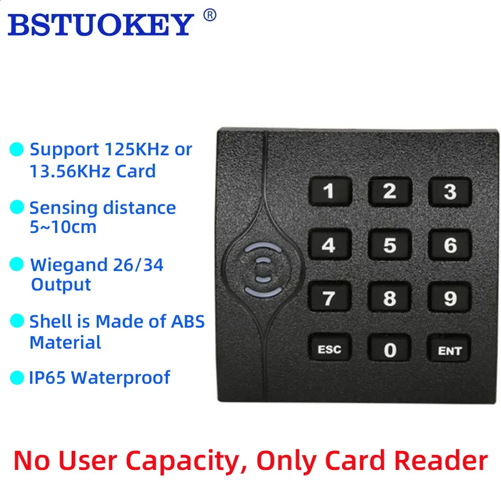 RFID Access Control Reader 125kHz & 13.56MHz, Proximity Card & Password ...