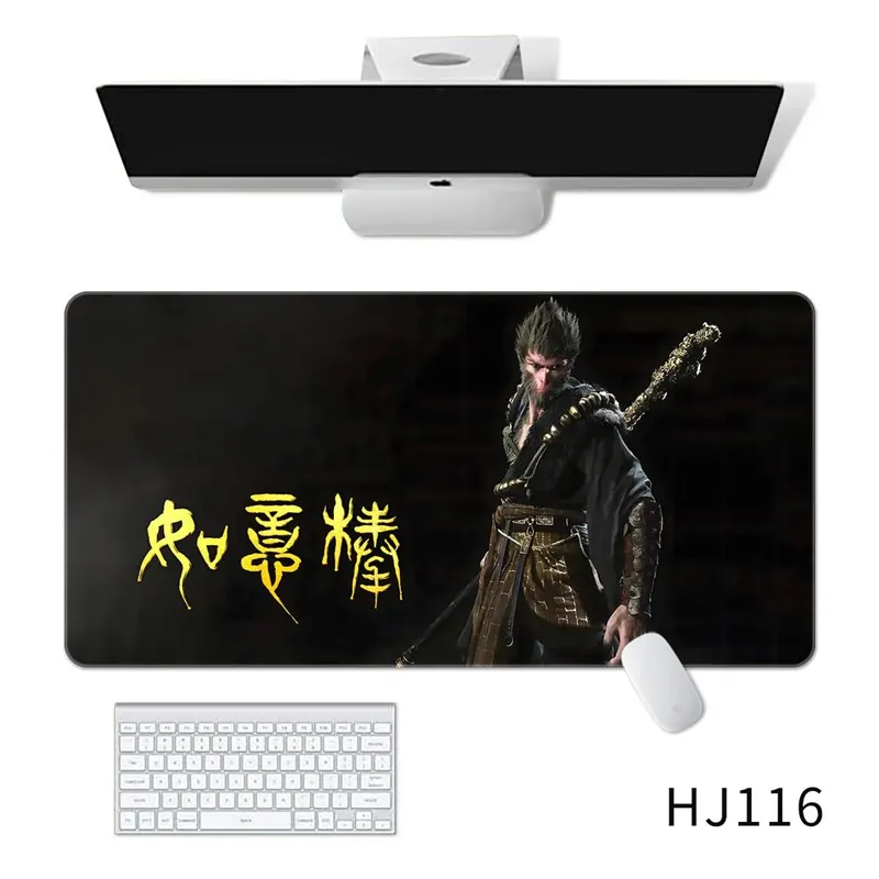 Oversized Black Myth Wukong Gaming Mouse Mat Pad Dirt Resistant, Non ...