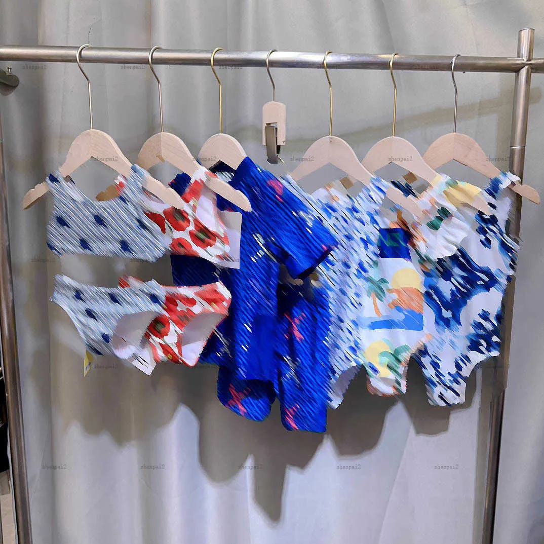 Luxury Kids One Pieces Baby Swimsuit Designer Girls Swimwear Size 90 ...