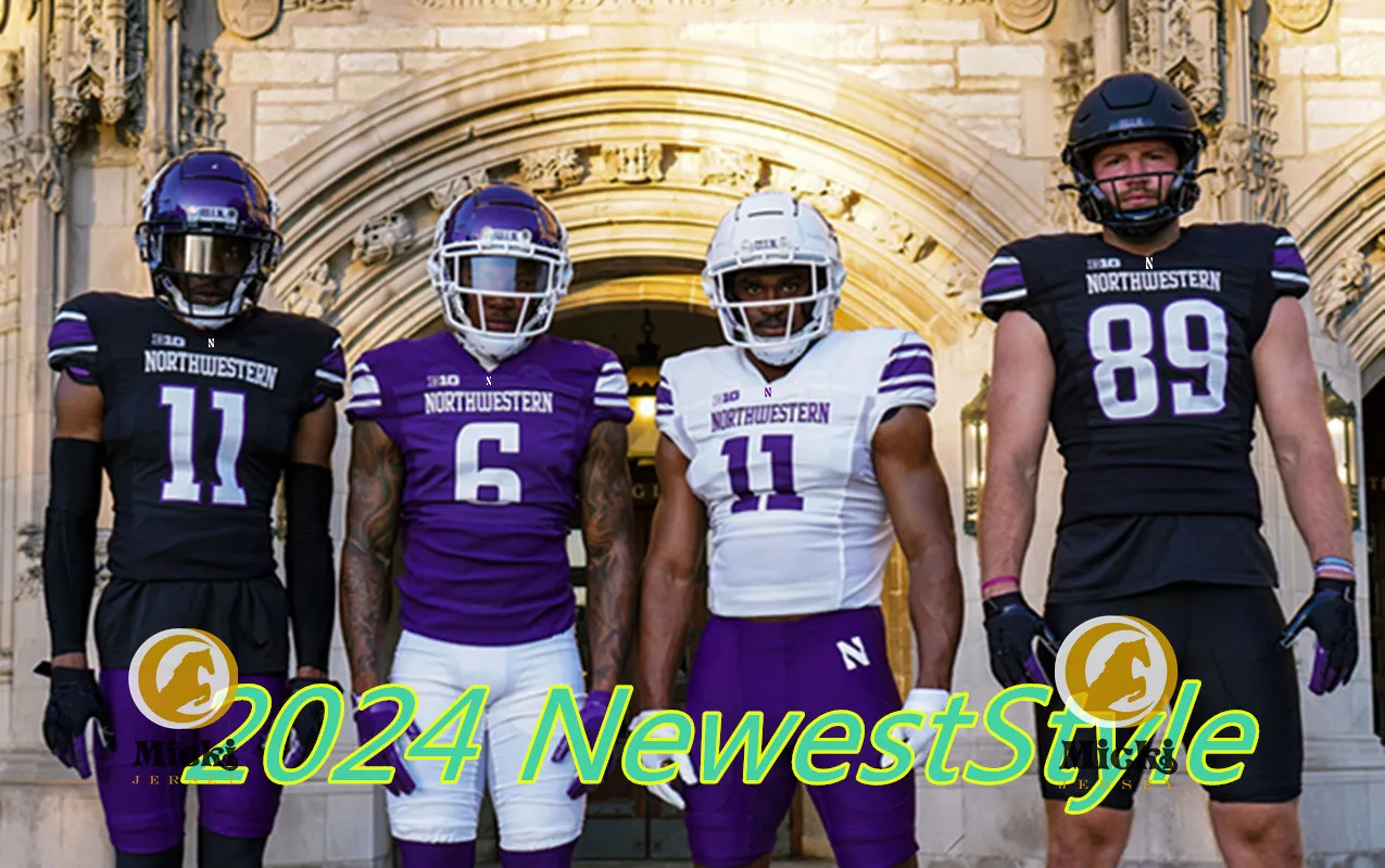 Custom Stitched Northwestern Wildcats Football Jersey: Mike Wright, Cam ...