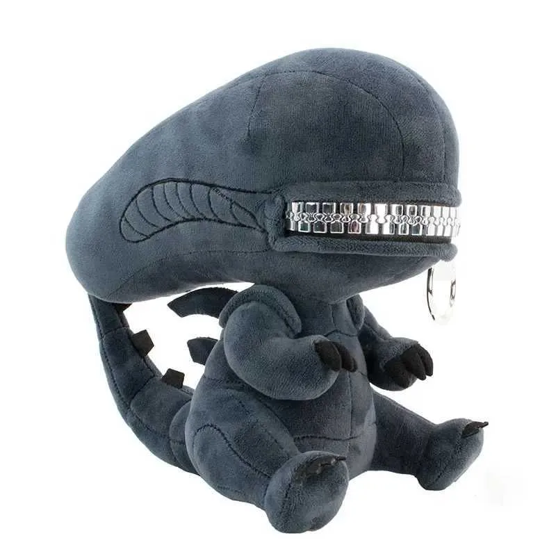 Kawaii Alien Plush Pillow with Zipper Mouth - Soft Stuffed Animal ...