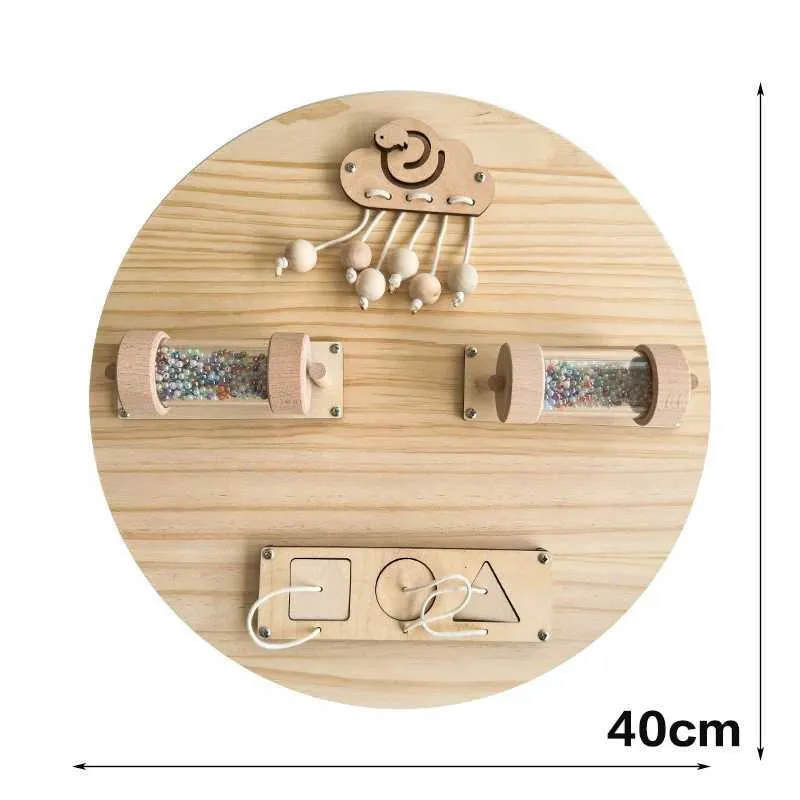 Montessori Wooden Busy Board Accessories: Educational Toys for Early ...