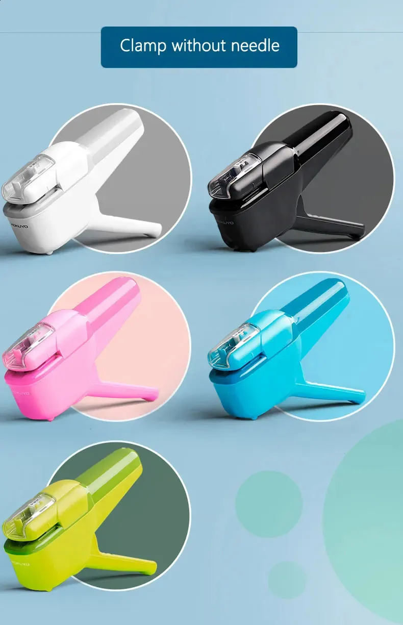Mini Staple-Free Stapler: Hand Held Paper Stapler - Securely Binds Up ...